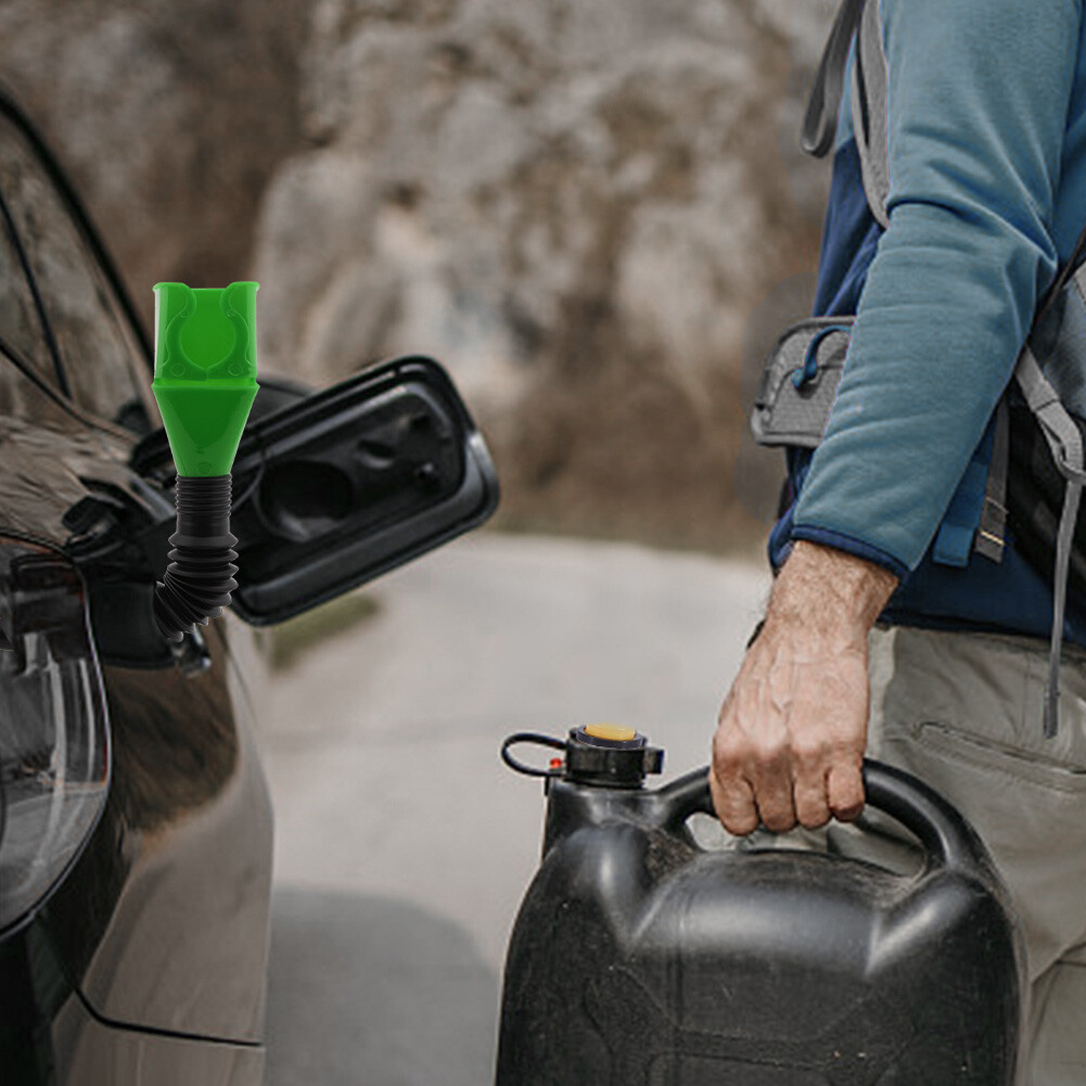 5pcs Square Automotive Funnel With Handle Fuel Wide Mouth Telescopic ...