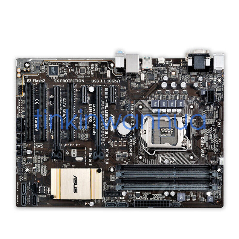 For Asus B85-PLUS/USB3.1 B85 Motherboard LGA1150 ATX SATA3 Support ...