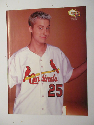 LANCE BASS IN CARDINALS JERSEY NSYNC PIN UP BB TEEN MAGAZINE CLIPPING ...