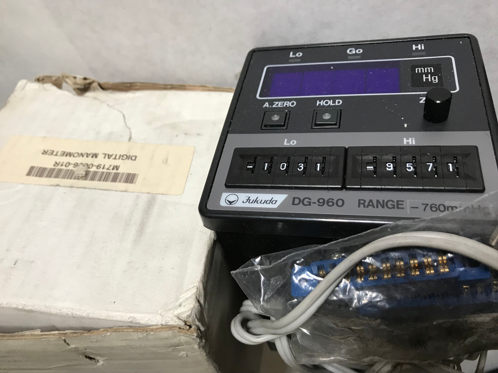 NEW Fukuda DG-960,Jukuda DG-960 Digital Manometer -760mmHG Range ,EQ | eBay