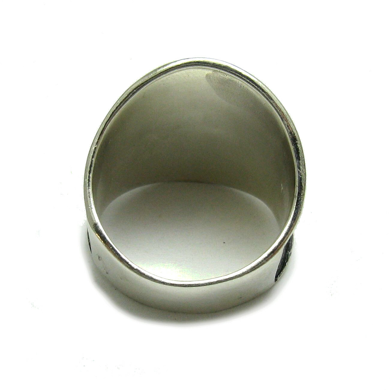 Stylish Genuine Sterling Silver Ring Stamped Solid 925 Sun Wide Band ...