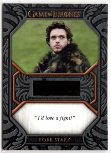 Game Of Thrones Iron Anniversary S2, QC4 Robb Stark Costume Material ...