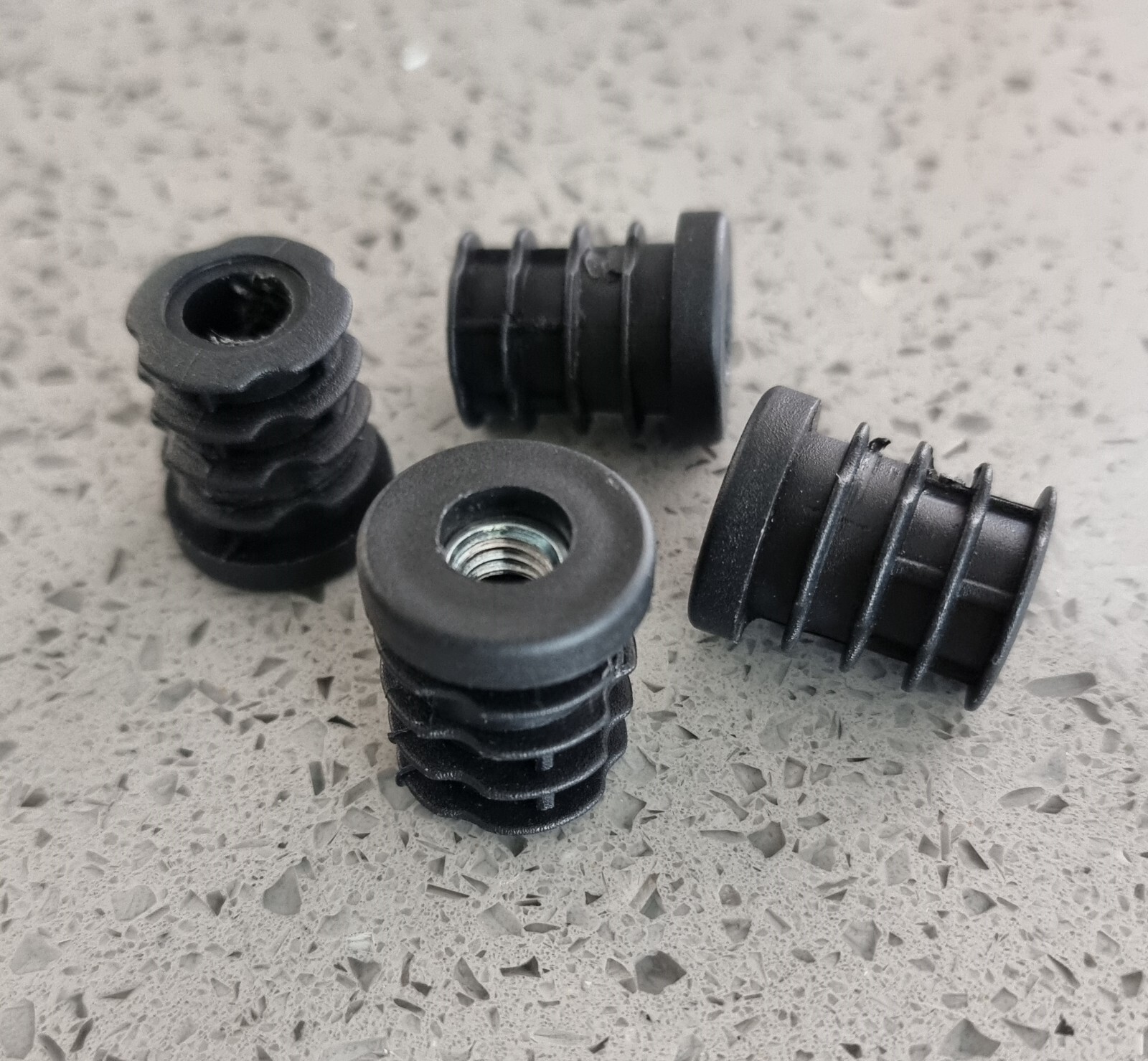 Round Threaded Tube Inserts - M8 Thread (Set of 4 Inserts) | eBay Australia