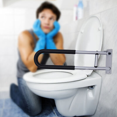 Folding Handicap Grab Bars Rails Toilet Handrails Bathroom Support ...