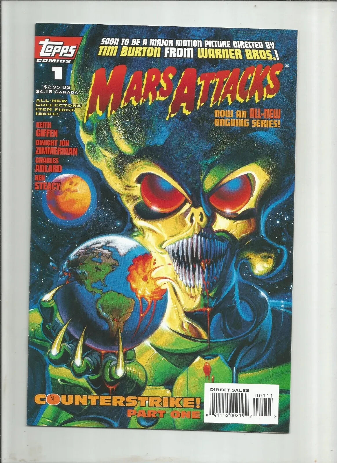Mars Attack #1 Counter Strike - Topps Comics | eBay