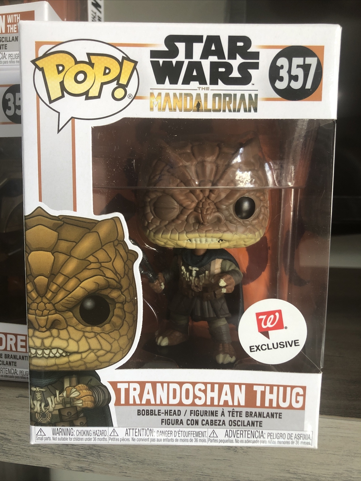 Funko POP! Star Wars The Mandalorian #357 Trandoshan Thug Walgreens ...