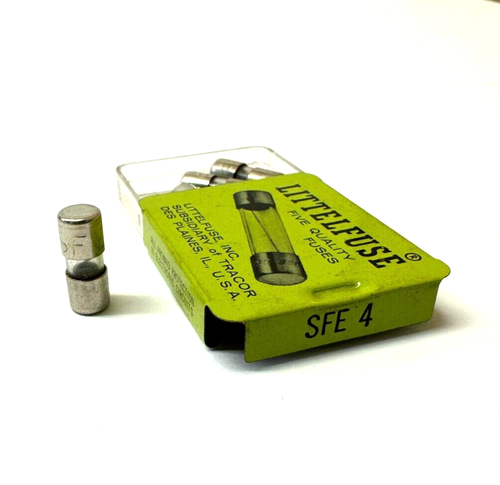 Genuine Littlelfuse Quality Fuses SFE 4 (Pack Of 5) *New Old Stock* | eBay