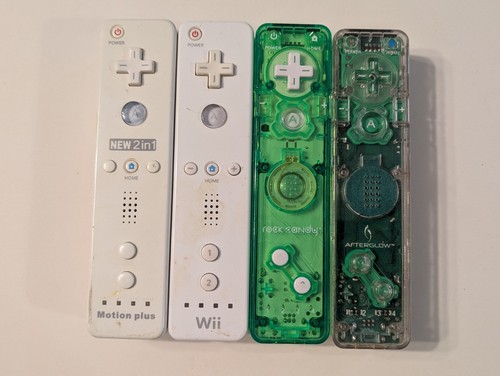 Lot of Nintendo Wii Remote Controllers PARTS OR REPAIR | eBay