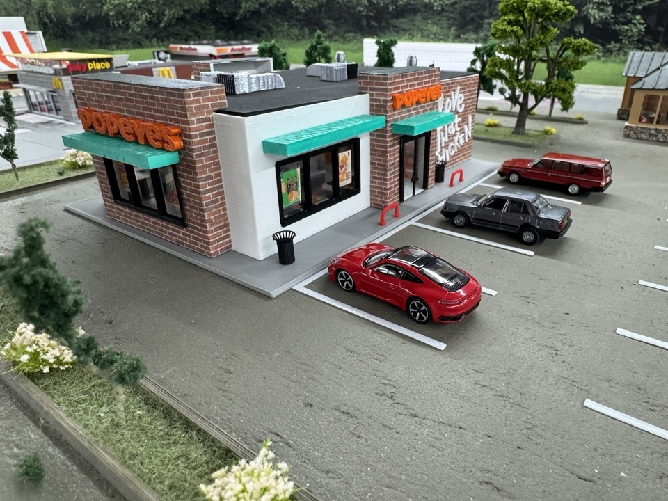 HO scale Fast Food Restaurant/ Custom/ 3d Printed | eBay
