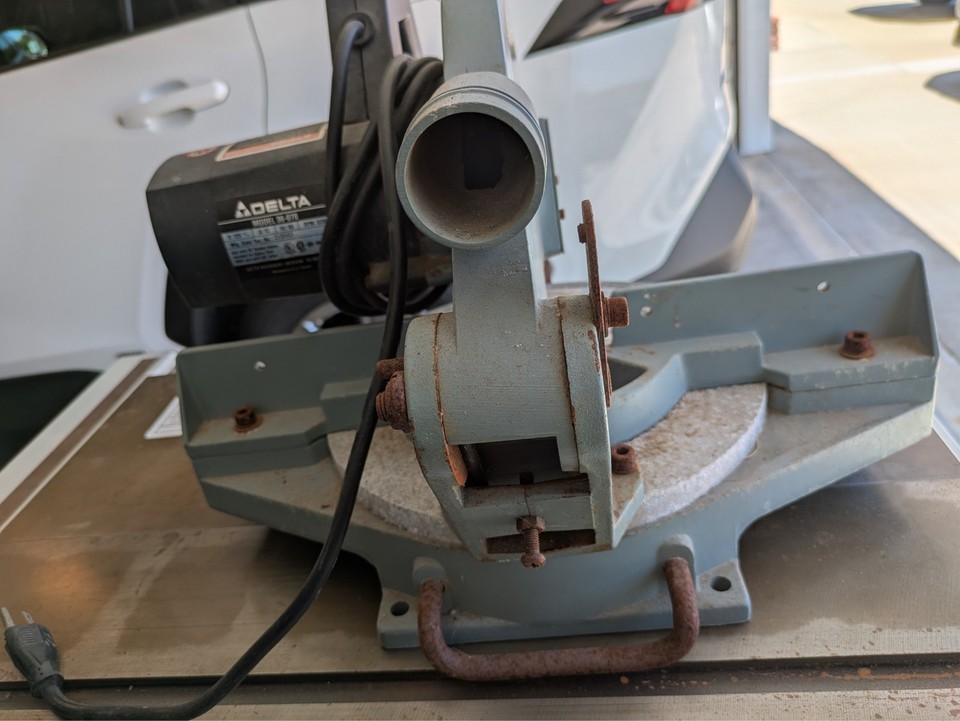 Delta 36-070 10" Power Miter Saw - Working Condition - Vintage Heavy ...