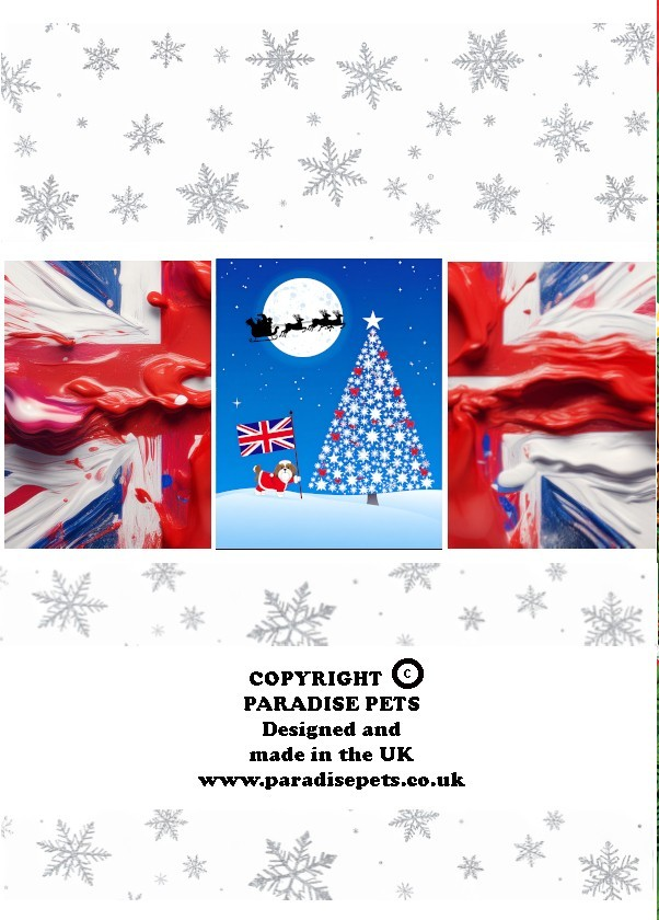 BAT CHRISTMAS CARD BAT HANGING FROM A CAVE ROOF WITH A XMAS TREE AND ...