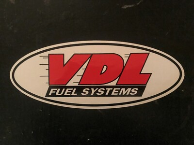 VDL Fuel Systems decal sticker NASCAR ARCA NHRA racing toolbox mechanic ...