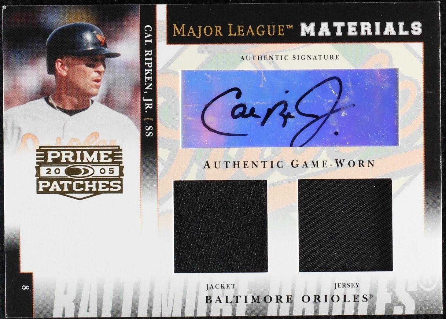2005 Donruss Prime Patches - Major League Materials Cal Ripken #MLM-36 ...