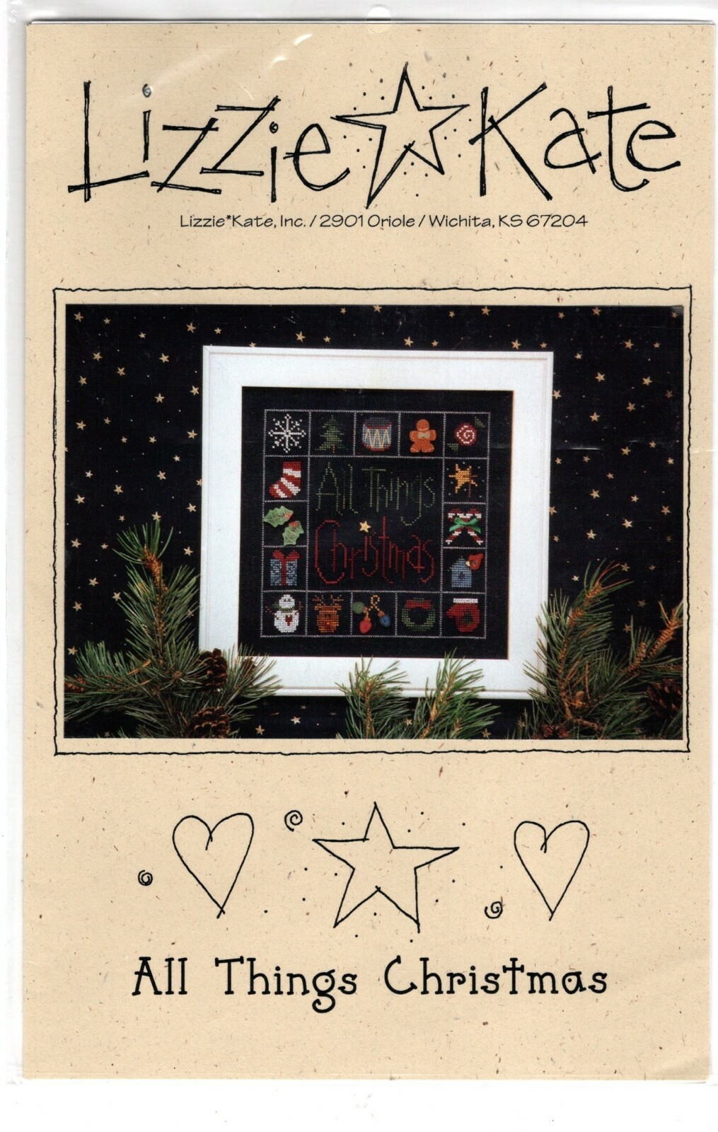 LIZZIE KATE counted cross stitch charts -YOUR CHOICE- new | eBay