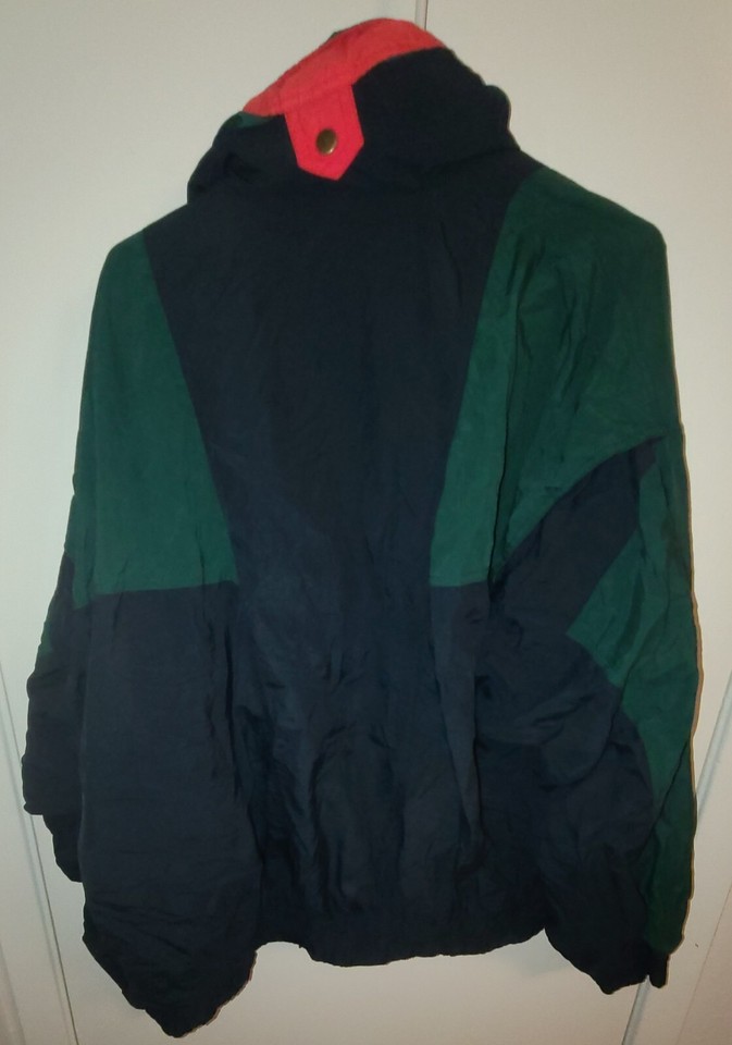 Britches great outdoors men's colorblock puffer hooded winter jacket ...