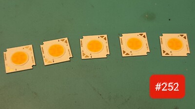 (5 PCS ) LED Lighting COBs Engines Modules Chip On Board T-Series White ...