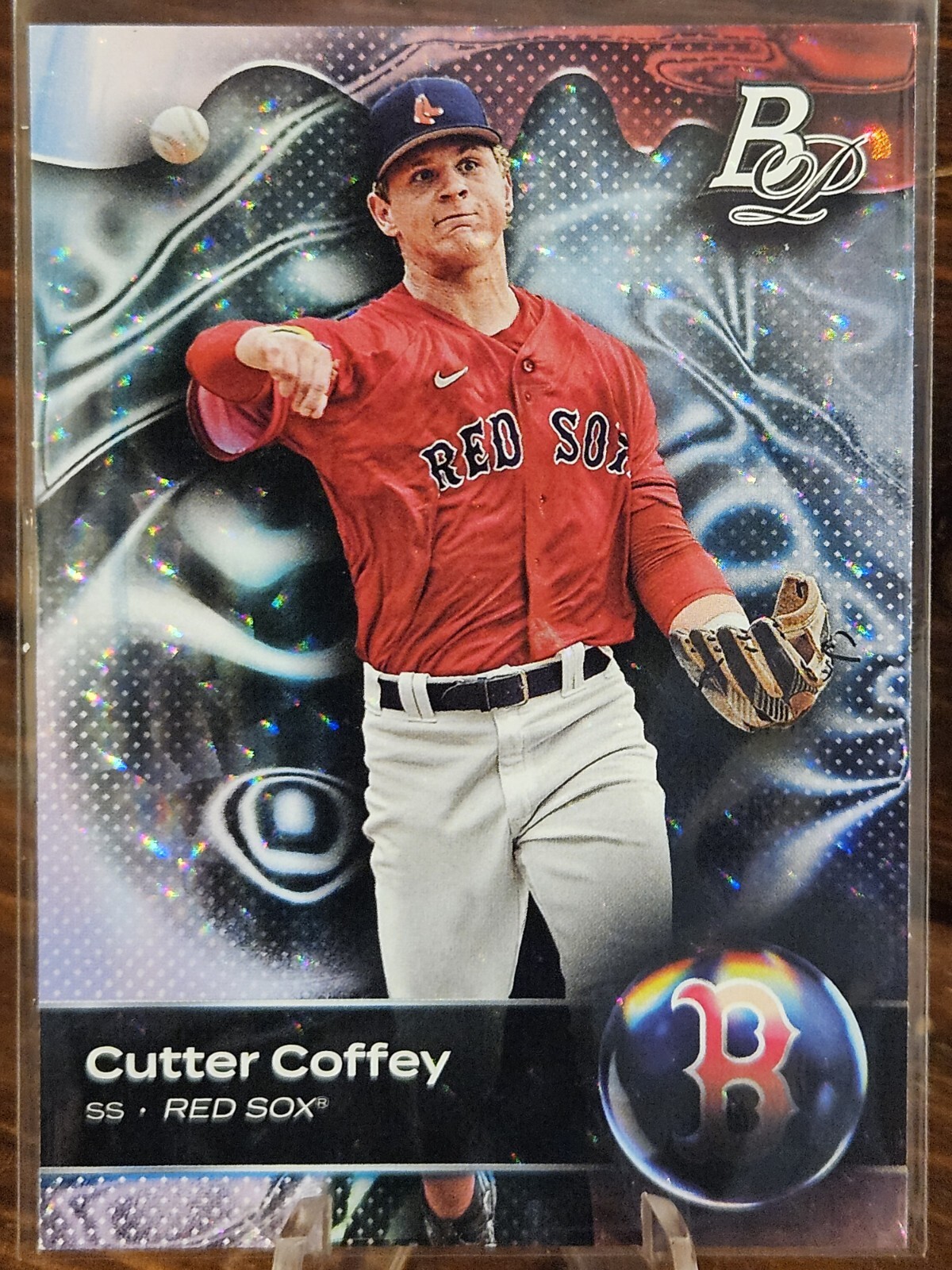 2023 Bowman Platinum Top Prospects Ice Foil #TOP76 Cutter Coffey - Red ...