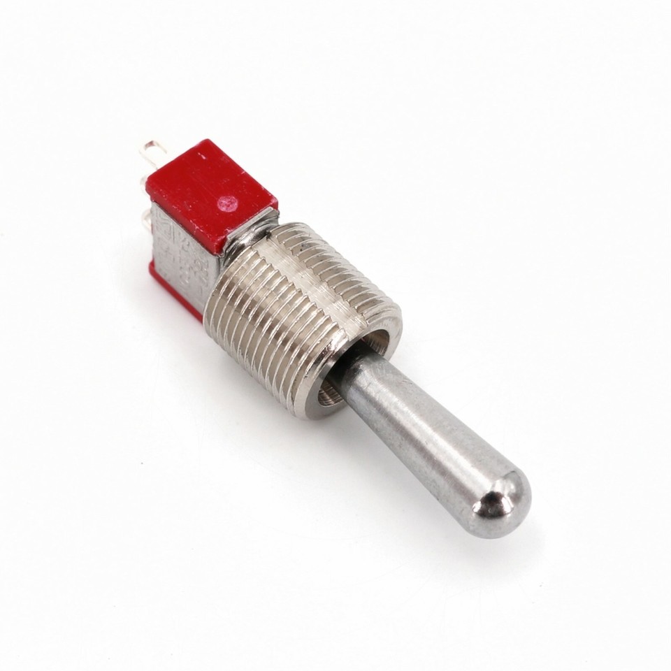 3Pcs SH T8014-Z1 12mm 3Pin ON-OFF-ON Latching Large Handle Mini Toggle ...