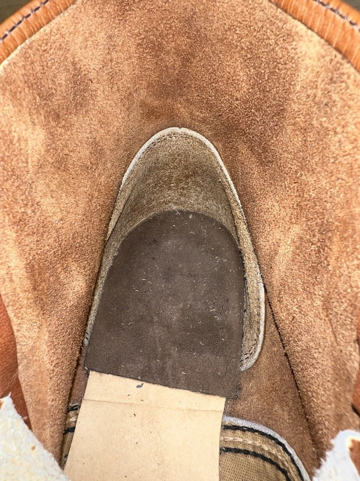 Vintage RED WING Men's Brogan's Utility 2126 6" Plain Toe Work Boots ...