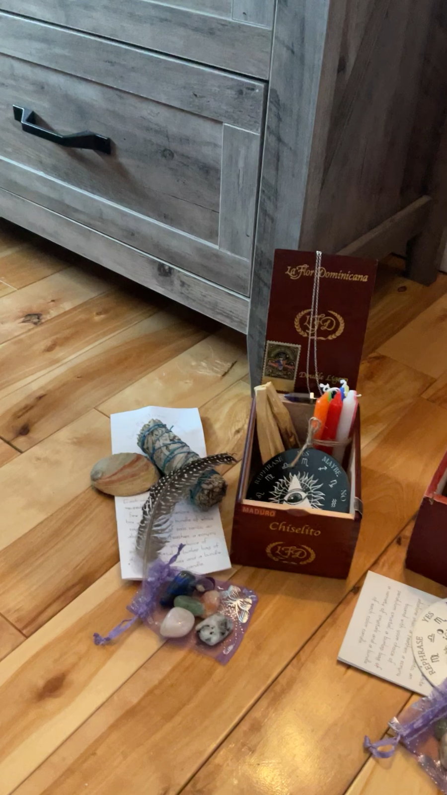 Portable alter box made with reused cigar boxes | eBay