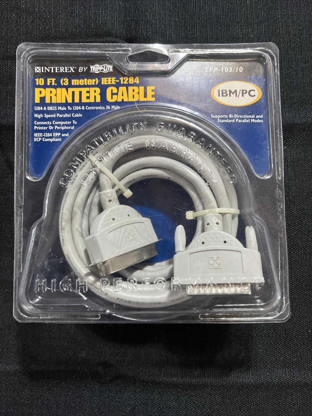 INTEREX 10 ft. Switch Box Cable connect computer to data switch IBM/PC ...