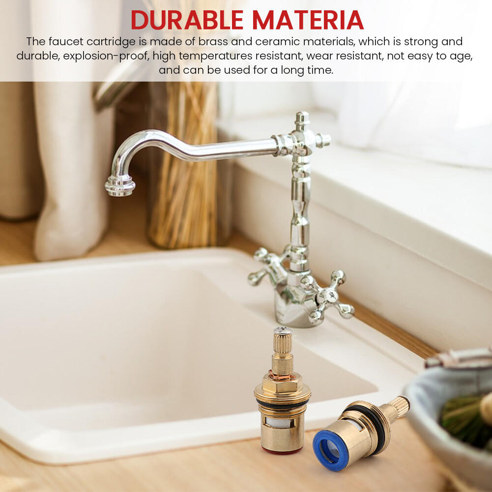 2pcs Bathroom Universal Mixer Tap With Screws Sink Faucet1/4 Turn | eBay