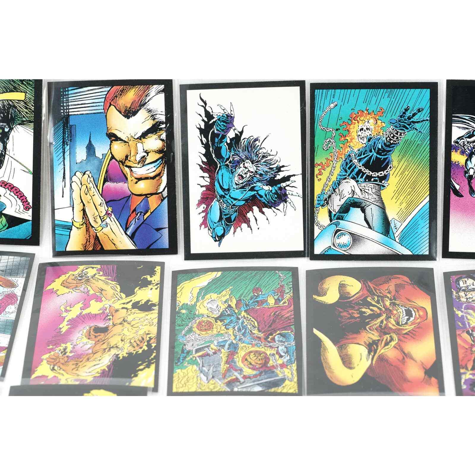 Marvel Ghost Rider 1992 Collectible Trading Cards Lot, 27 Ghost Rider ...