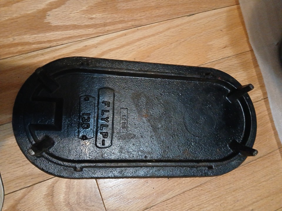 Primitive Cast Iron Water Meter, Cover, Charleston, S. C. -BY Ford ...
