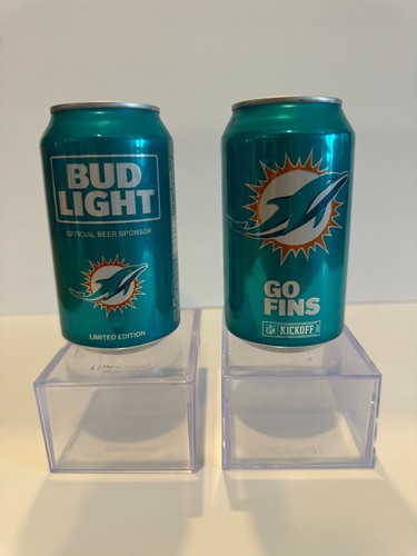 Bud Light NFL Kickoff Miami Dolphins EMPTY Beer Can | eBay