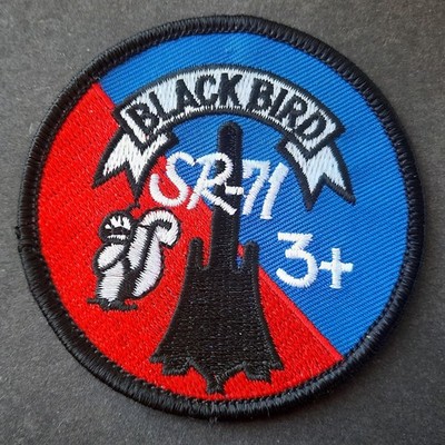 USAF Patch SR-71 Blackbird Mach 3+ Skunk Works Lockheed Martin Air ...