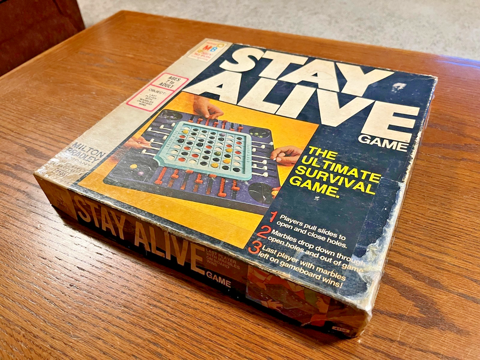 Vintage 1971 Stay Alive Game Milton Bradley ~ 100% Complete | eBay