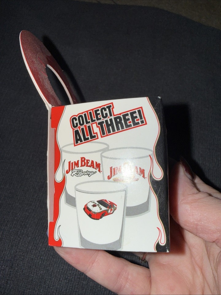 Jim Beam Collectible NASCAR Whiskey Shot Glass Robby Gordon Racing (New ...