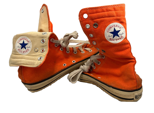 Converse Chuck Taylor All Star X-HI Fold-Down Orange sneakers, sz 7 ...