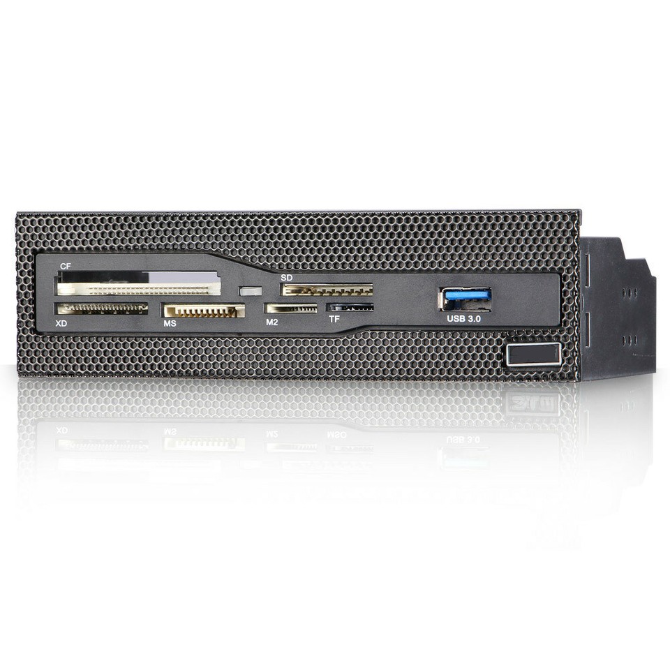 5.25" Internal Card Reader Media Multi-Function Dashboard PC Front ...