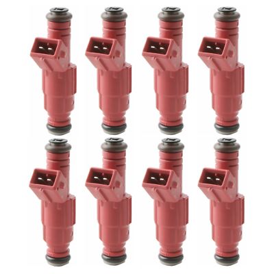 8PC 30lb RED Fuel Injectors Racing Type For Mustang V8 4.6 5.4L EV1 ...