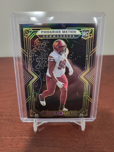 2022 Panini Obsidian Footbal Gold Phidarian Mathis Rookie Card/25 | eBay