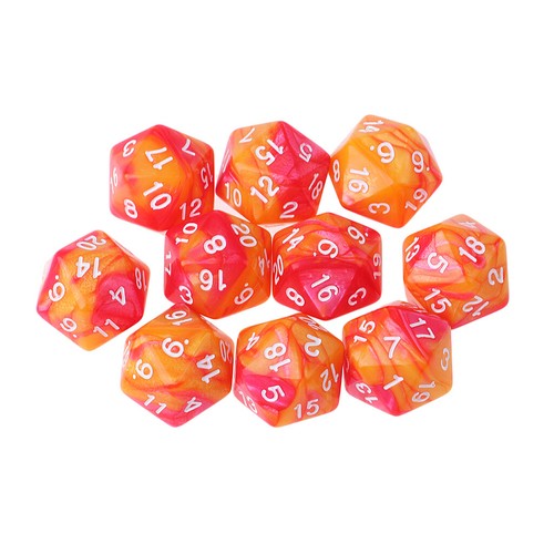 10pcs/set 20 Sided D20 Dice for TRPG Game | eBay Australia