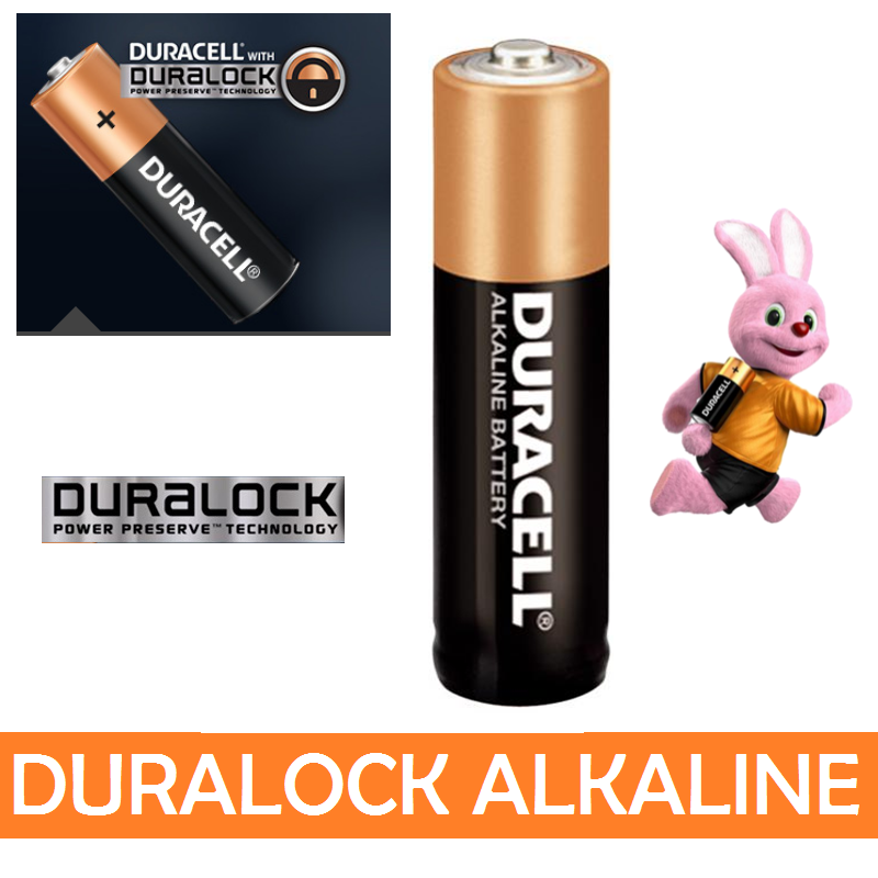 NEW BULK ORIGINAL GENUINE DURACELL Duralock AA AAA Batteries Coppertop ...