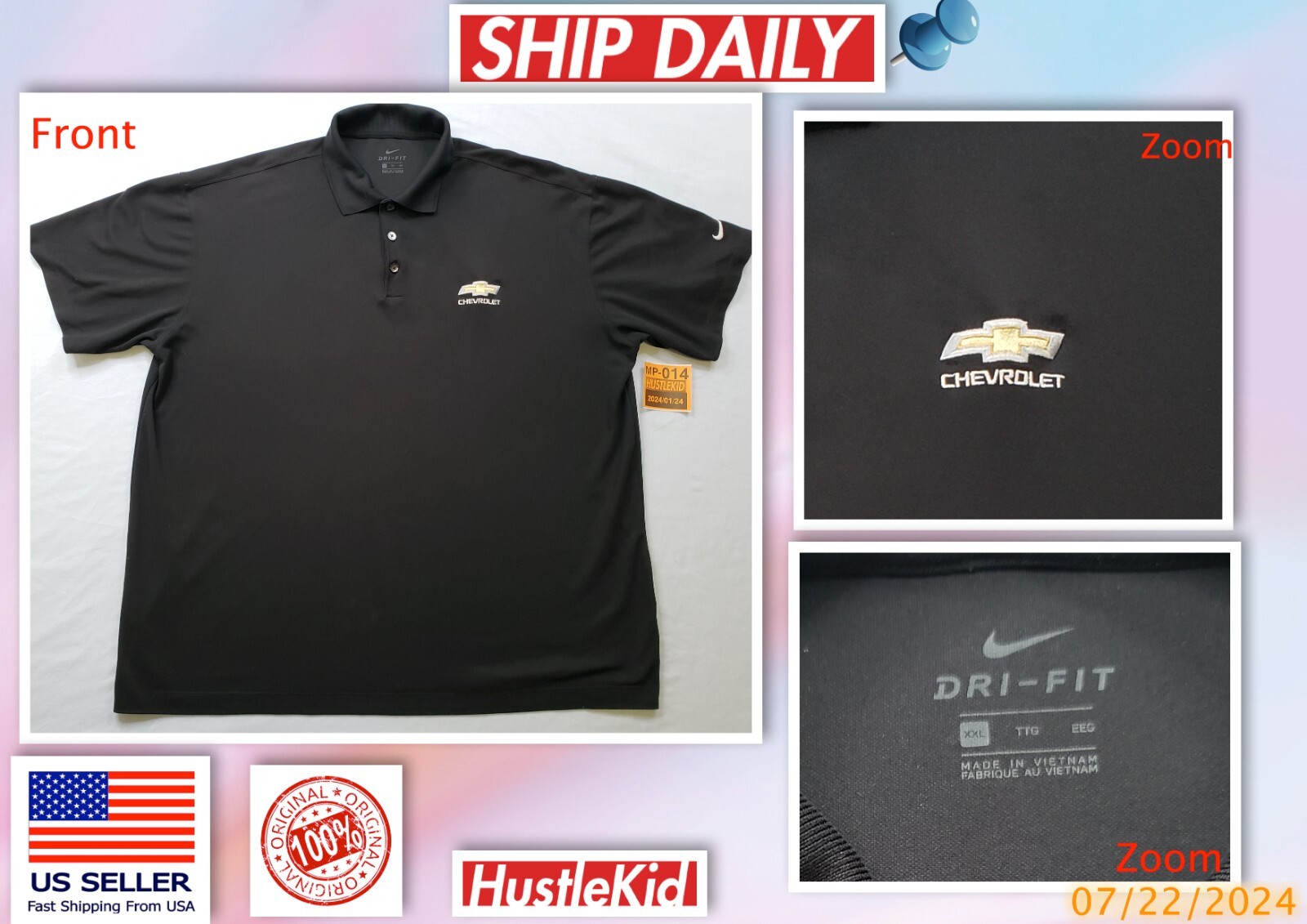 Official Chevrolet Employee Uniform Sales Work Nike G… - Gem