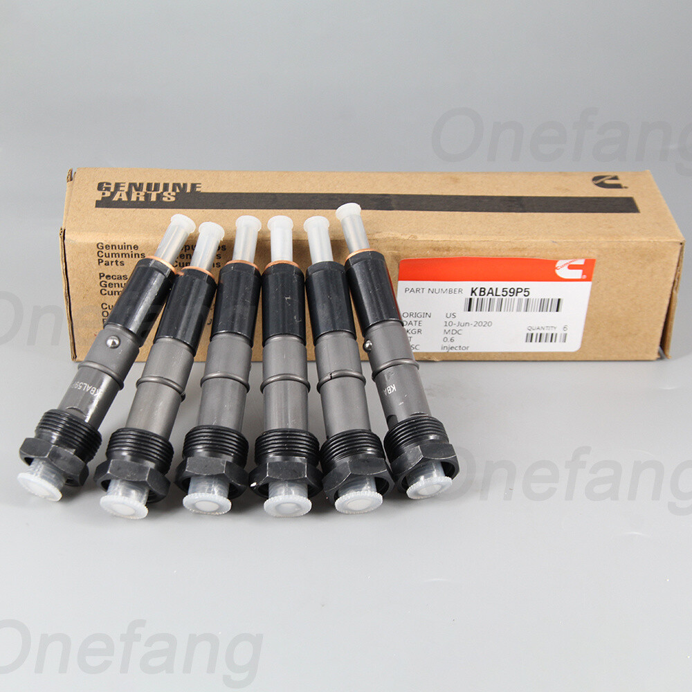 6x Fuel Injector For Cummins 6B 6BT 6BTA 5.9L Engine KBAL59P5 1989-1993 ...