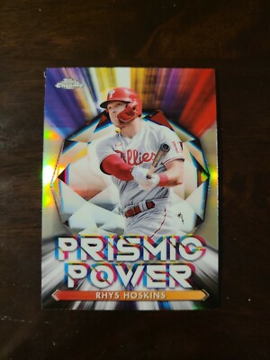 2021 Topps Chrome Rhys Hoskins Prismic Power Insert #PP-13 Philadelphia ...