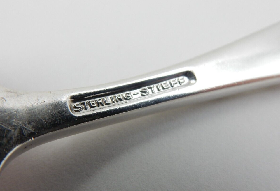 VINTAGE STIEFF STERLING SILVER ROSE PATTERN REPOUSSE BABY UTENCIL SET ...