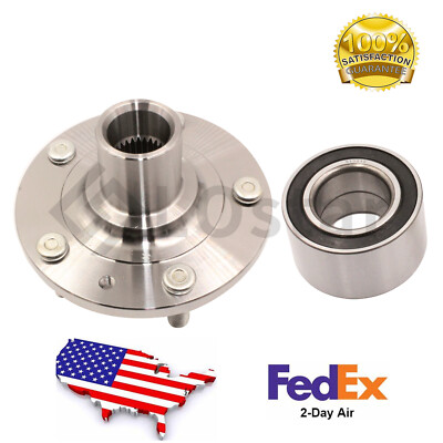 Front Wheel Hub & Bearing Set Fits 2007-2013 Hyundai Elantra Kia Forte ...