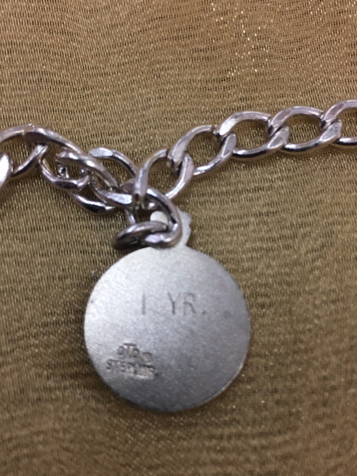 Vintage CTO sterling silver Alexander Graham Bell Bracelet Charm | eBay