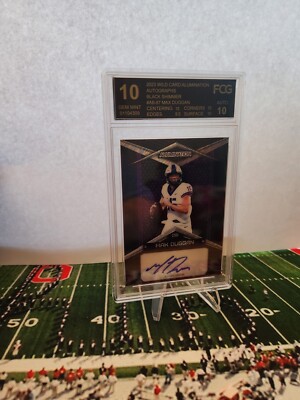 2023 Wild Card Alumination Max Duggan Black Shimmer Autograph 7/15 | eBay