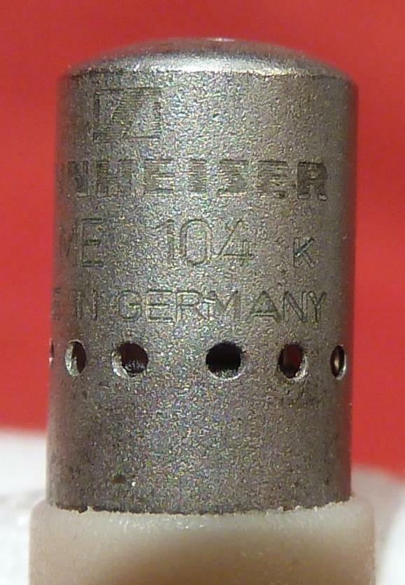 SENNHEISER ME-104 CARD/MINIATURE WIRELESS CONDENSER MICROPHONE W/ TA4-F ...