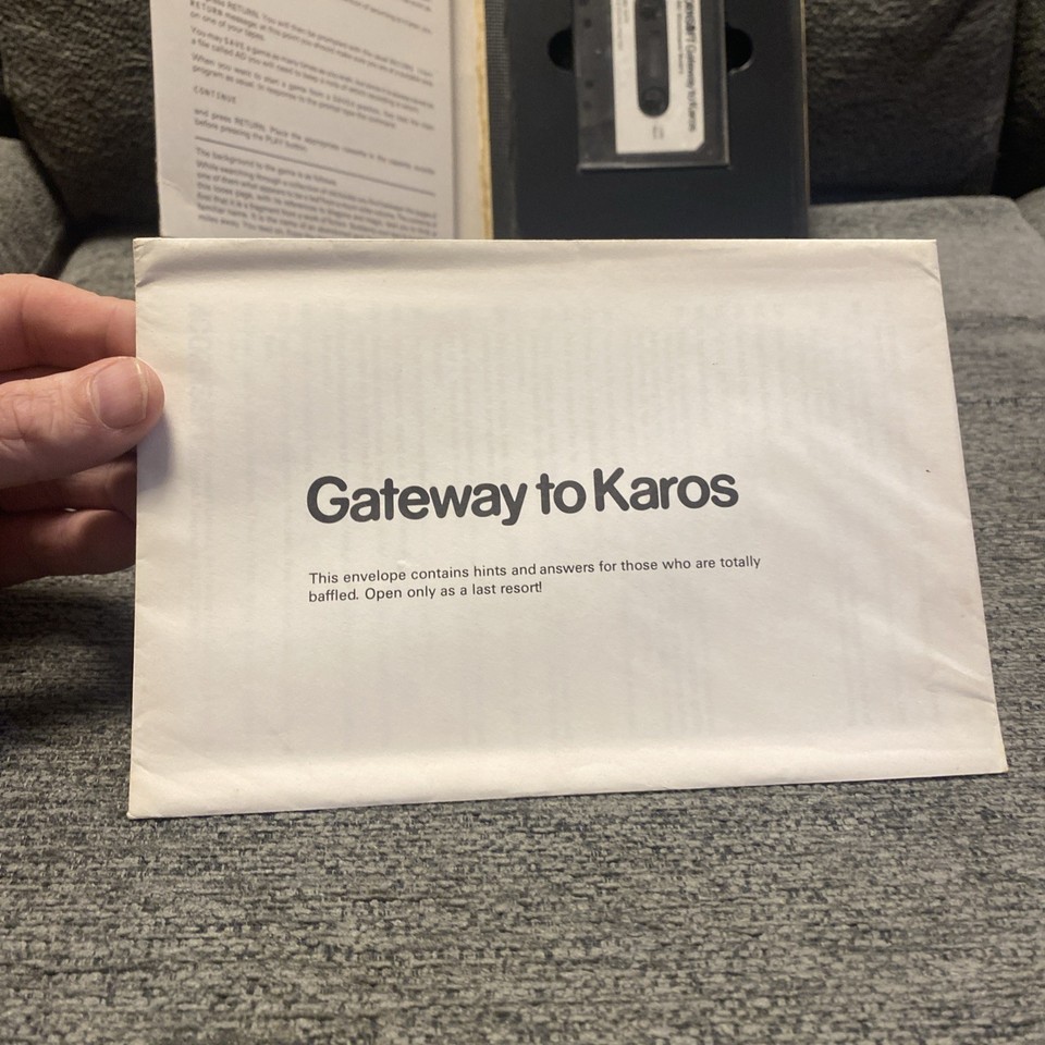 Gateway to Karos BBC Microcomputer Model B Game Acornsoft Games 1980s ...