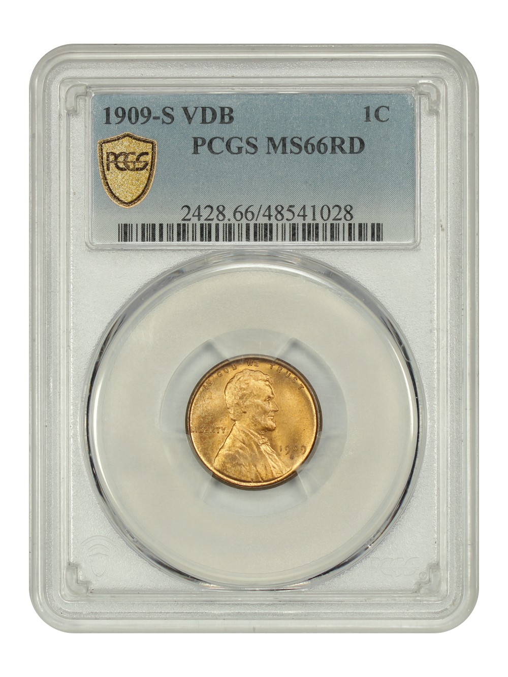1909-S VDB 1C PCGS MS66RD - Lincoln Cent (Wheat Reverse) - Key Date | eBay