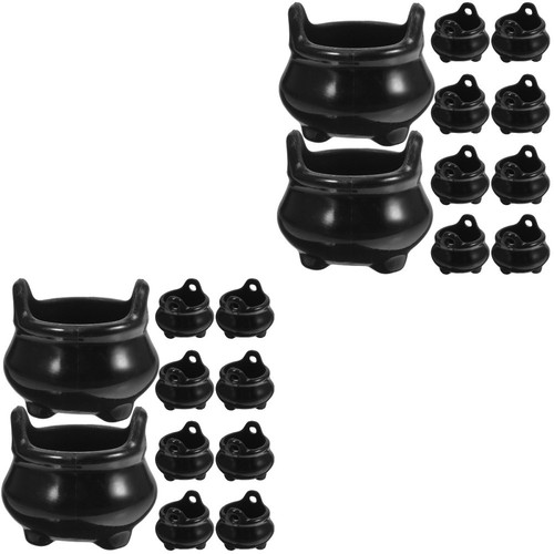 20 Pcs Mini Cauldron Kettles Dolls House Miniature Witch Cauldron ...