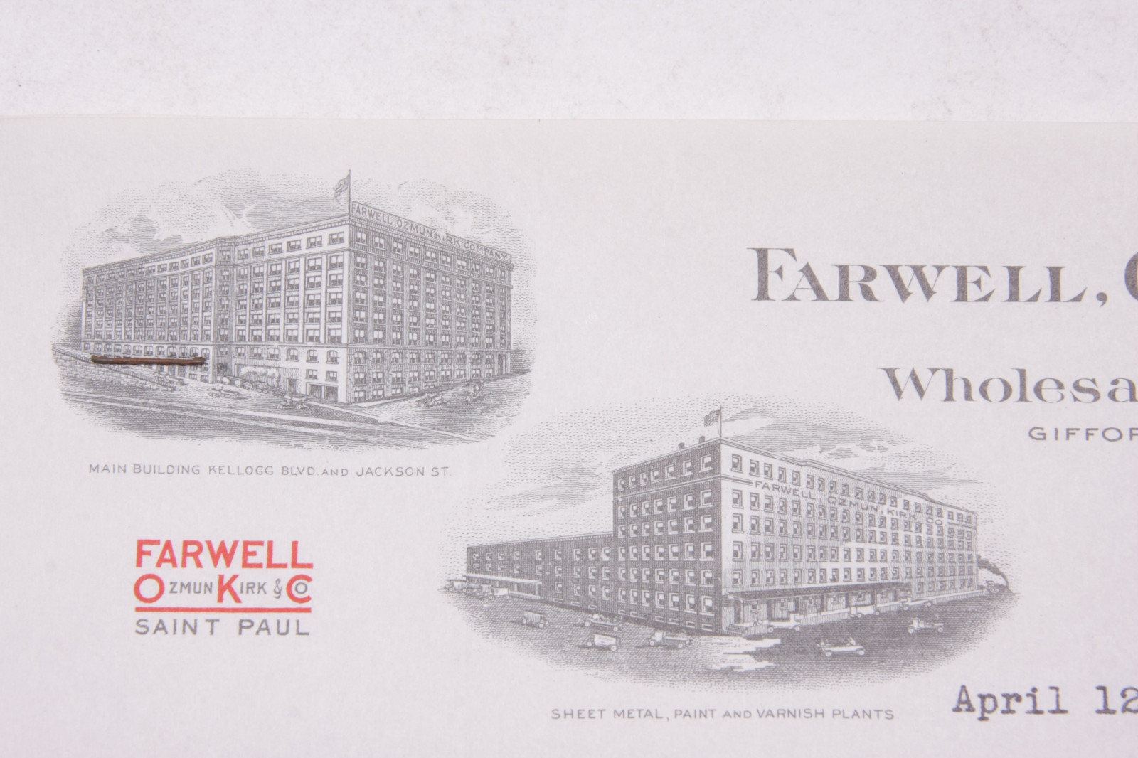 1940 Lamson Goodnow Farwell Ozmun Kirk and Co St Paul MN Letters ...
